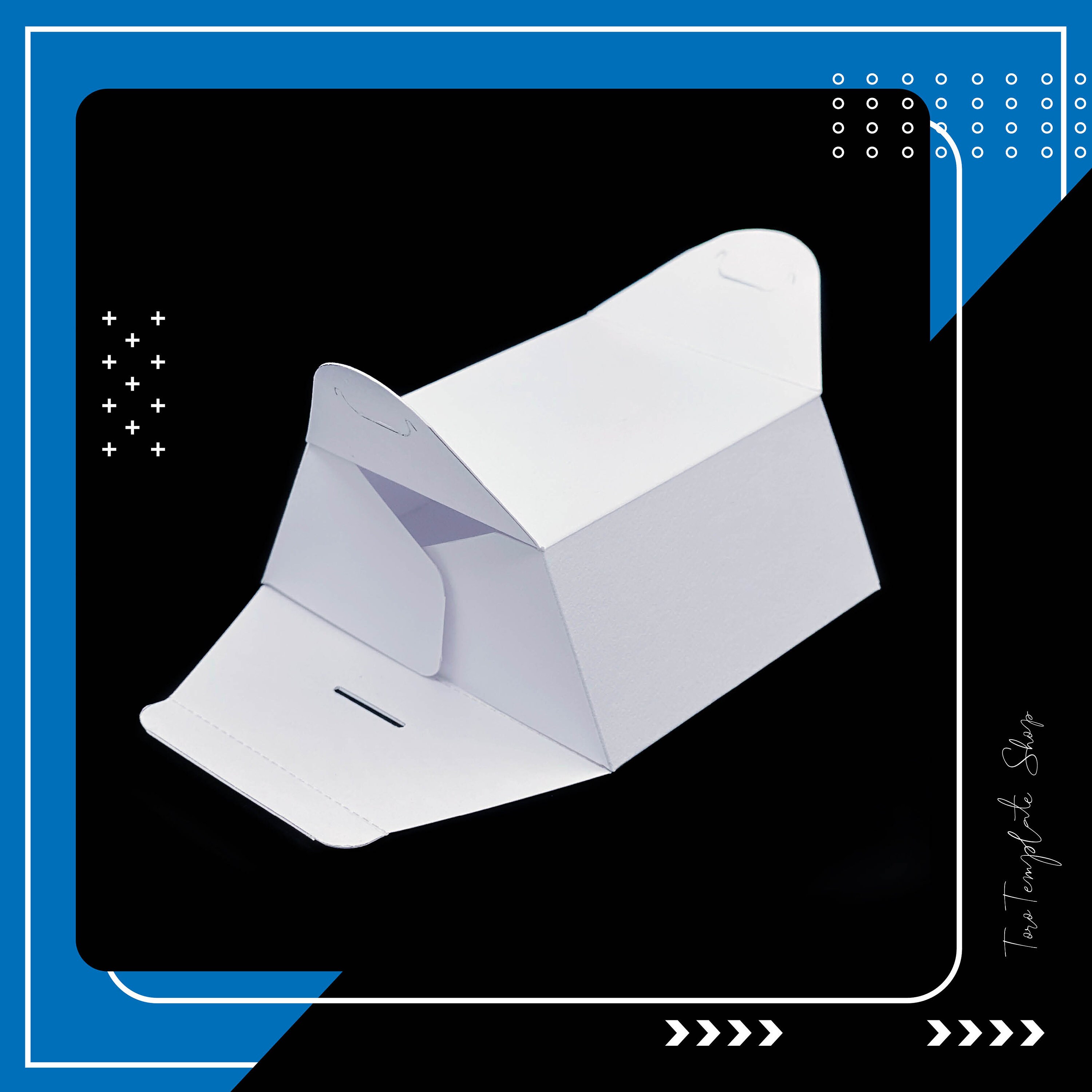 Trapezoid Gift Box Template: Resizeable Printable (digital Download) - Etsy