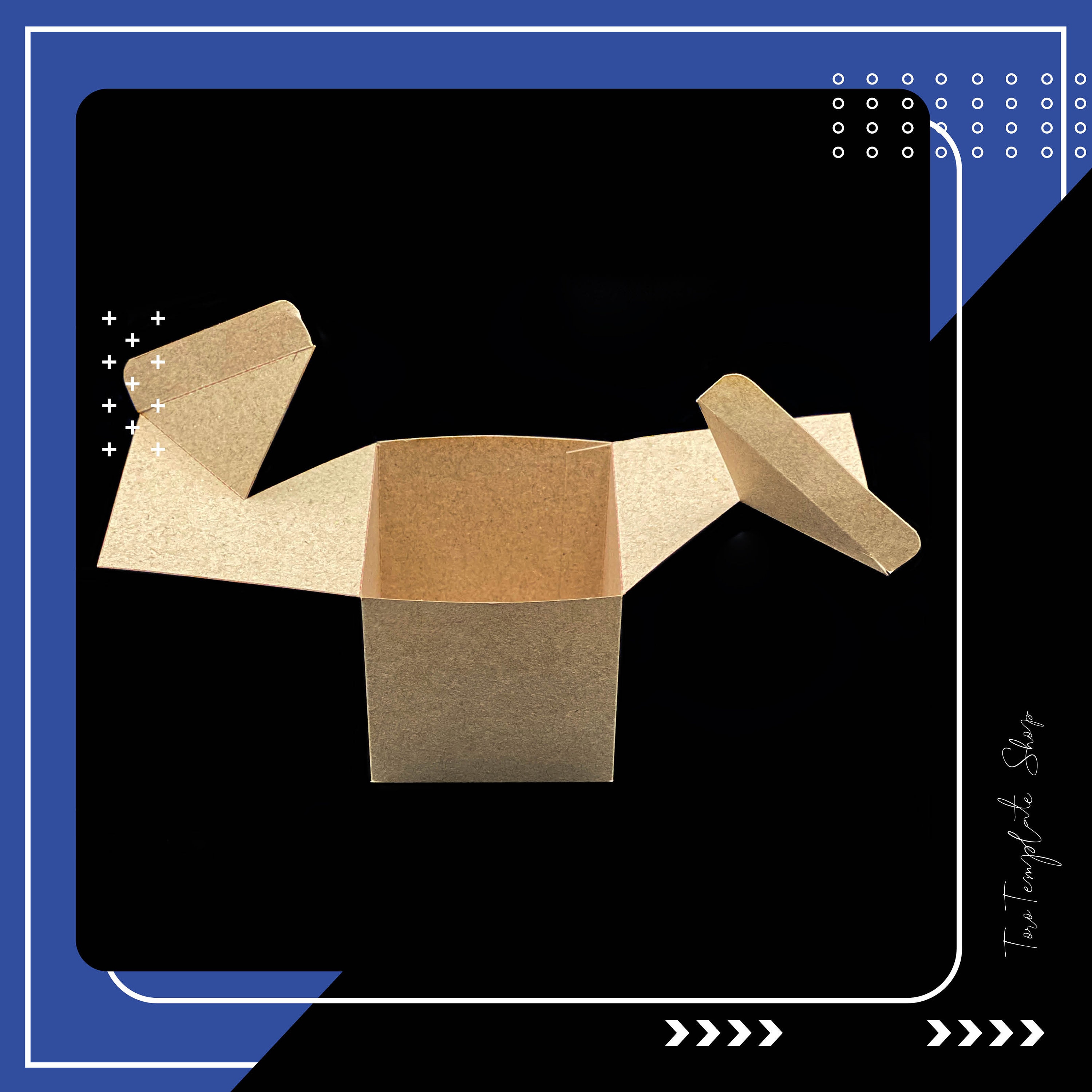 Square Box Template Gift Box Template Candy Box Template - Etsy