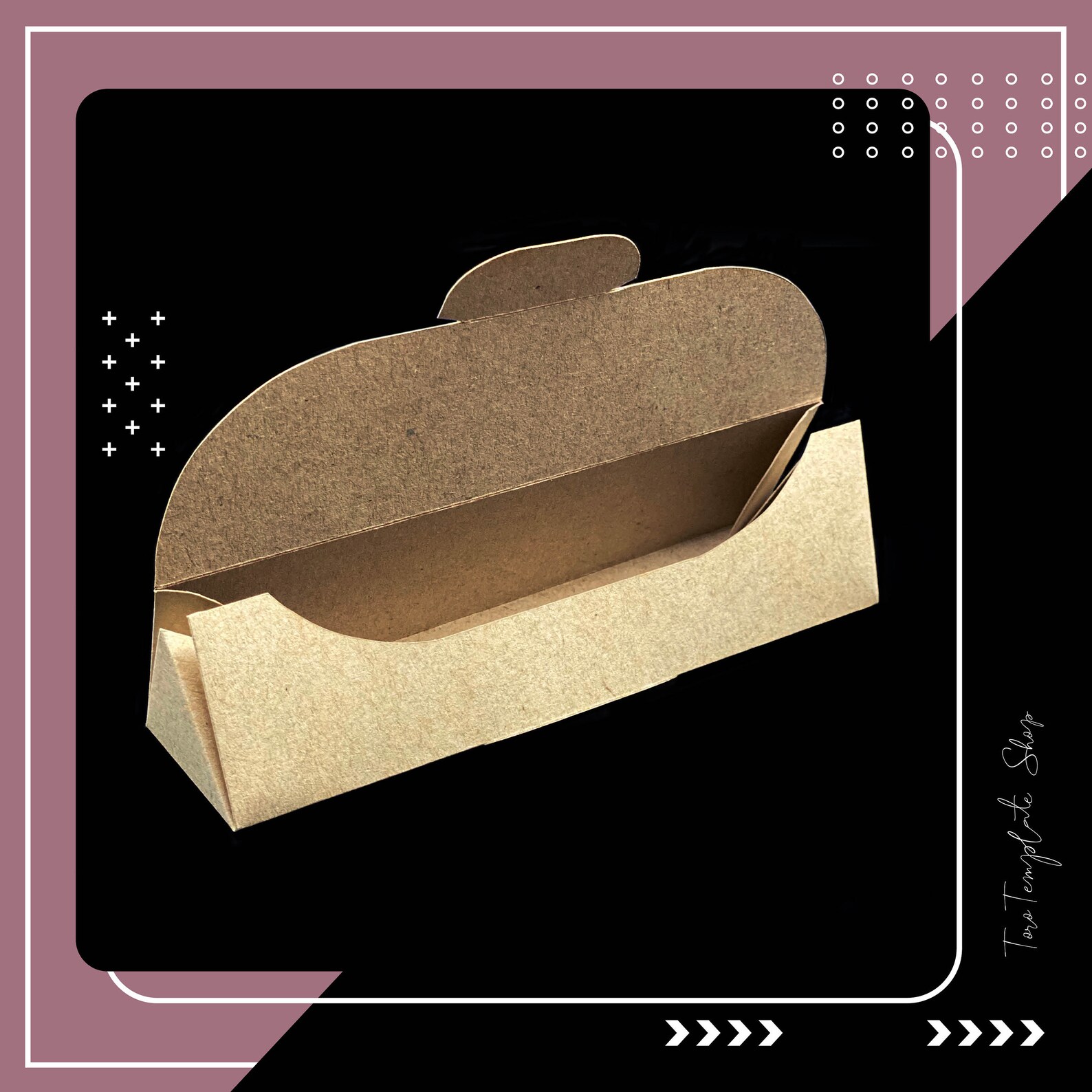 Triangle Box Template T Box Template Candy Box Template Cookies Box Template Resizeable