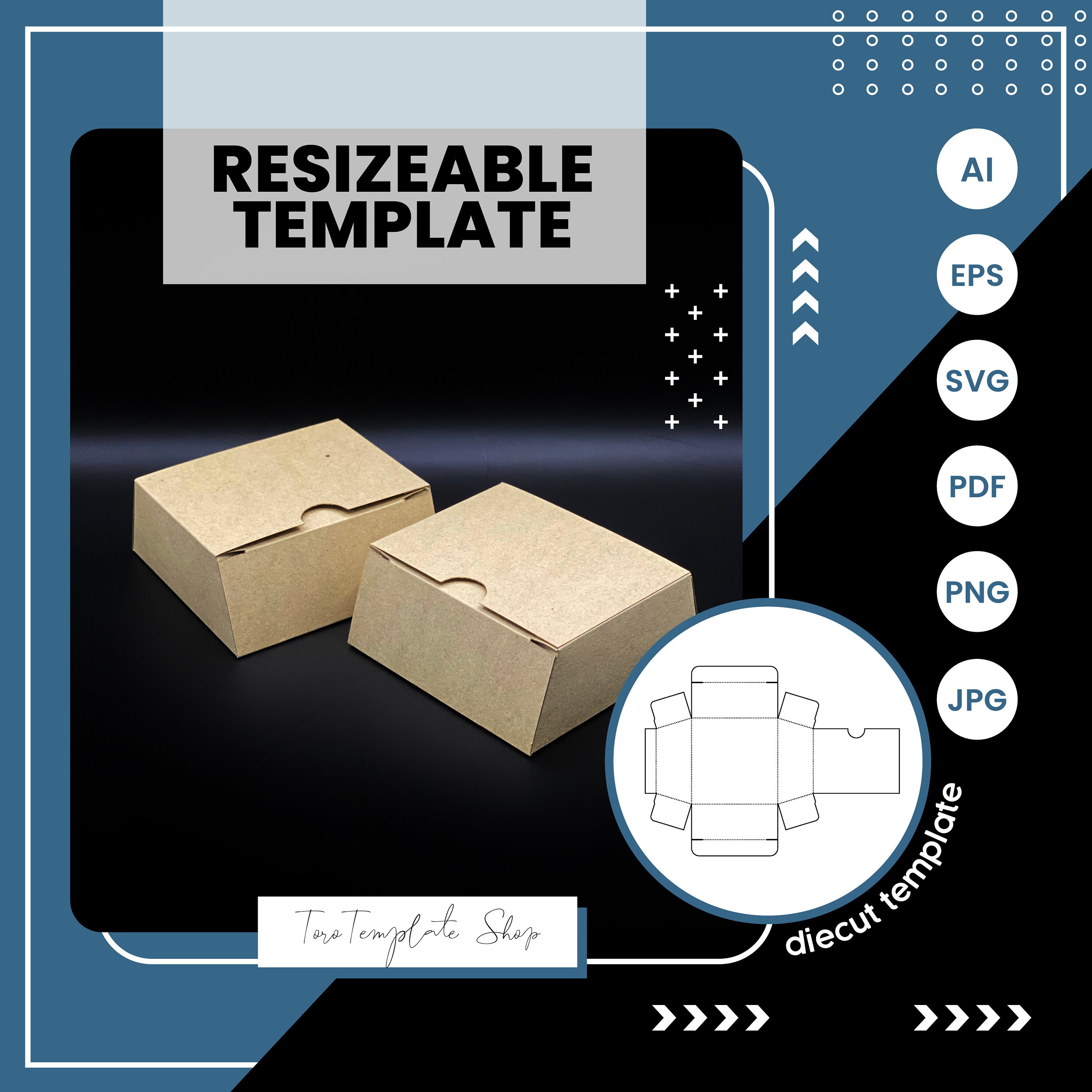 Rectangle Box Template Printable