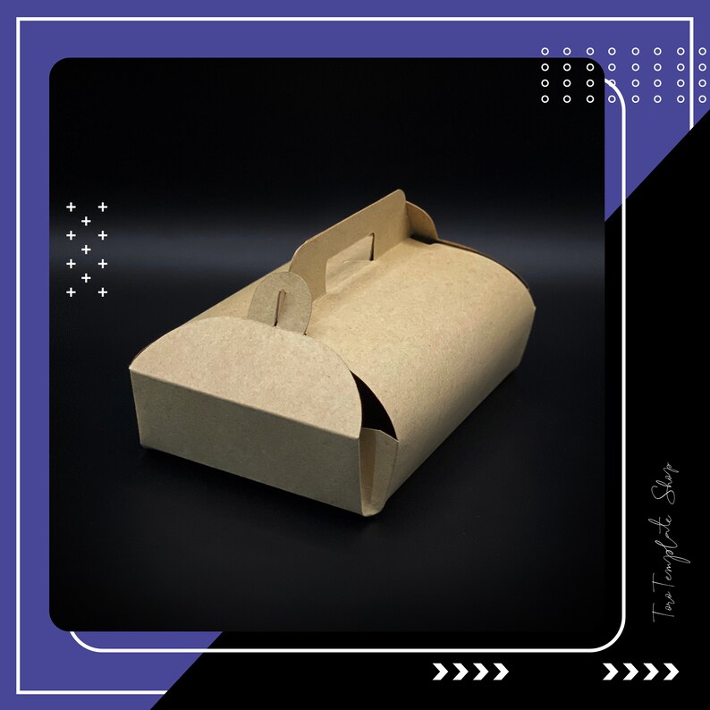 Cookie Box Template: Printable, Resizeable Gift Box (digital Download ...