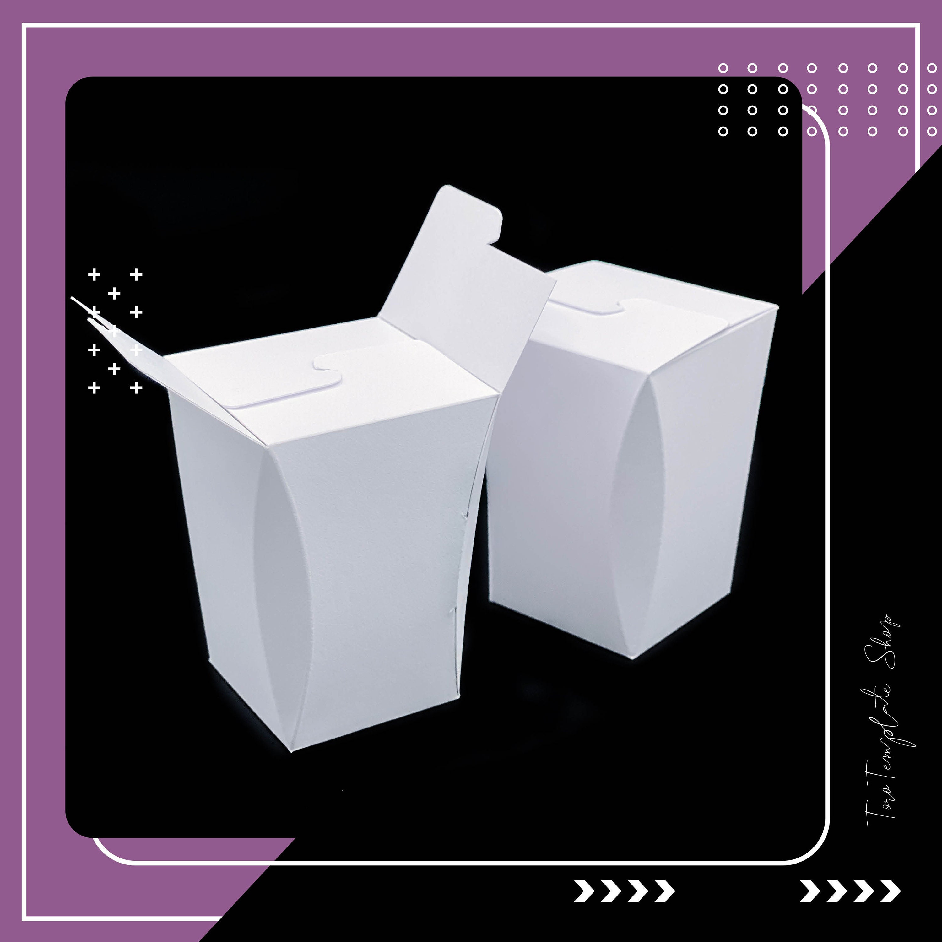 Curved Box Template Gift Box Template Candy Box Template - Etsy