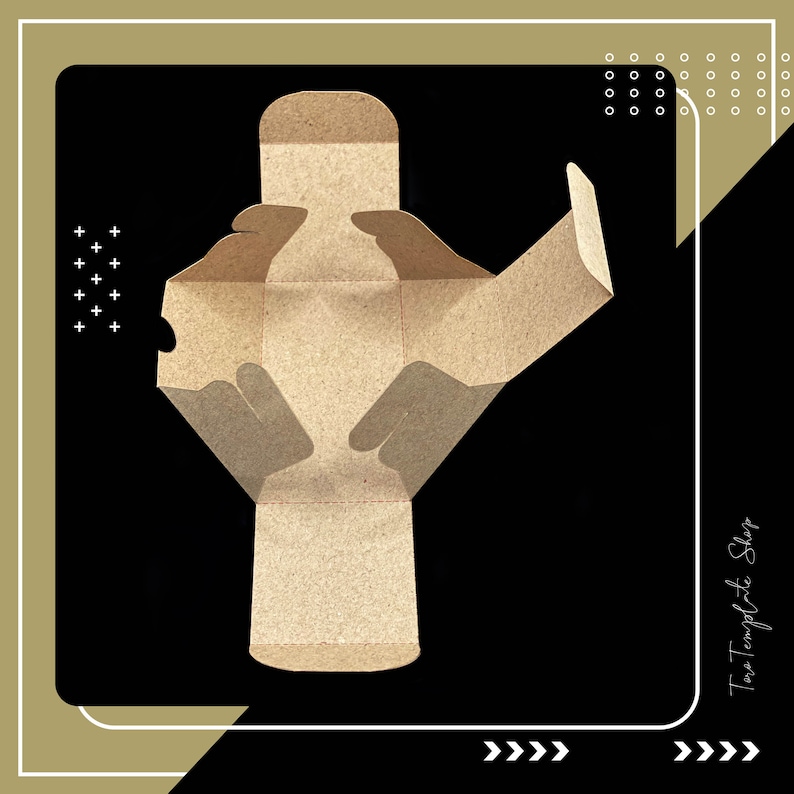 Rhombus Box Template Gift Box Template Candy Box Template - Etsy