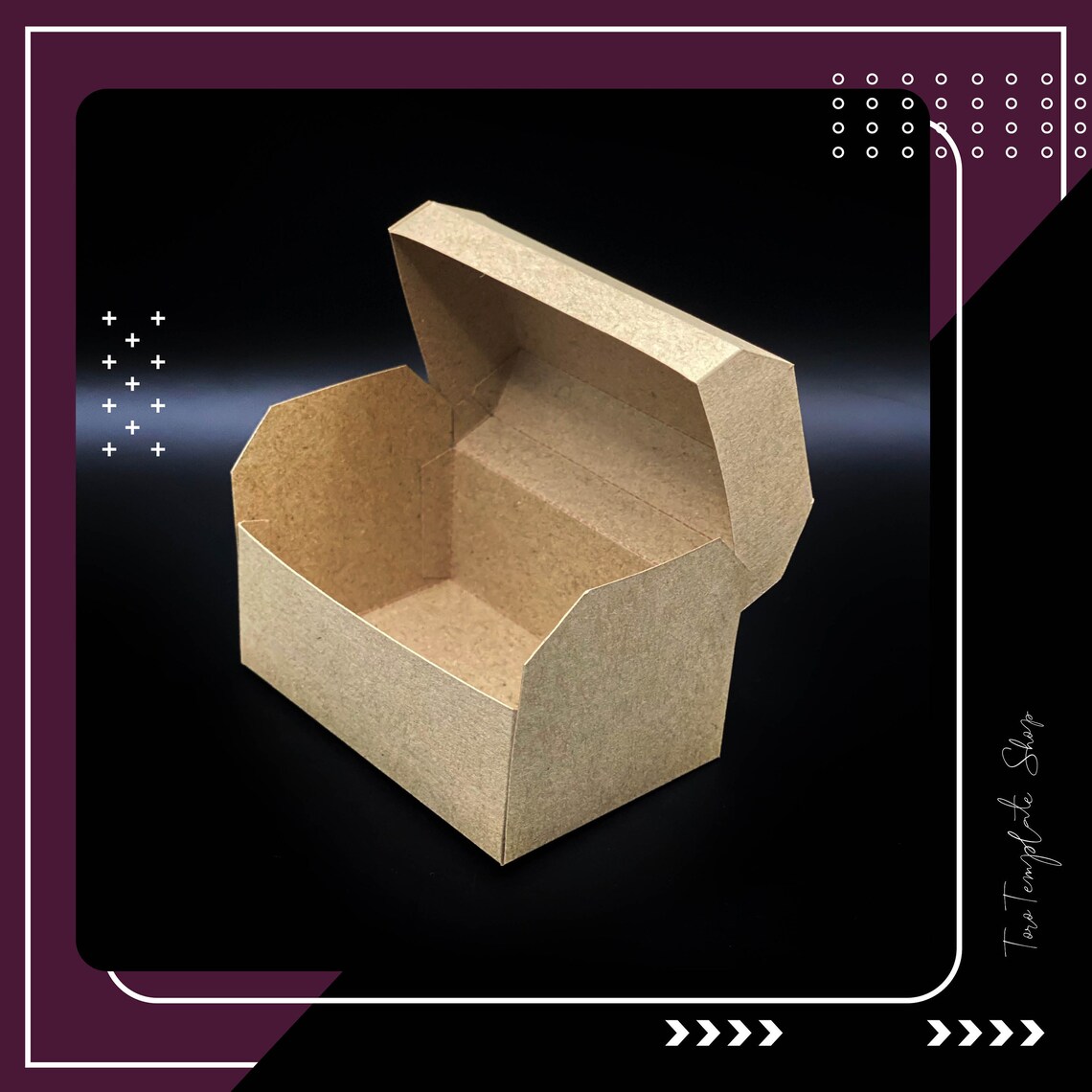 Box Template Cookies Box Template Gift Box Template Candy - Etsy