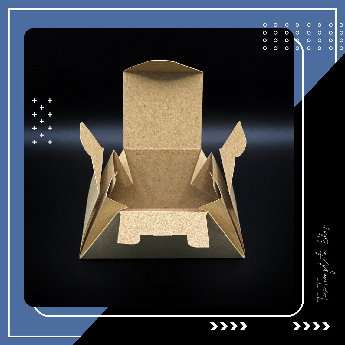 Trapezoid Box Template, Box Template, Cookies Box Template, Gift Box ...