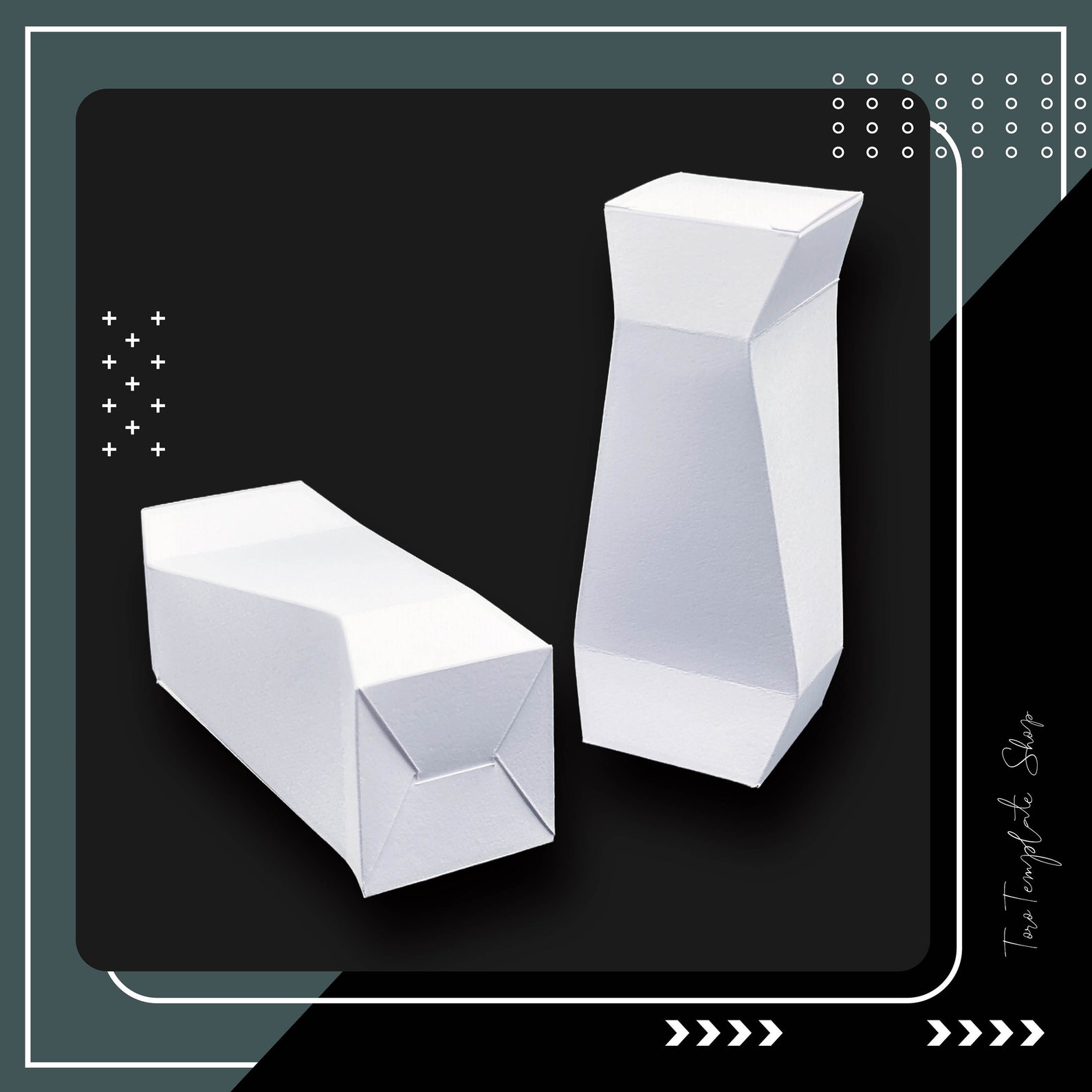 Tall Vase Shape Box Template, Gift Box Template, Candy Box Template ...