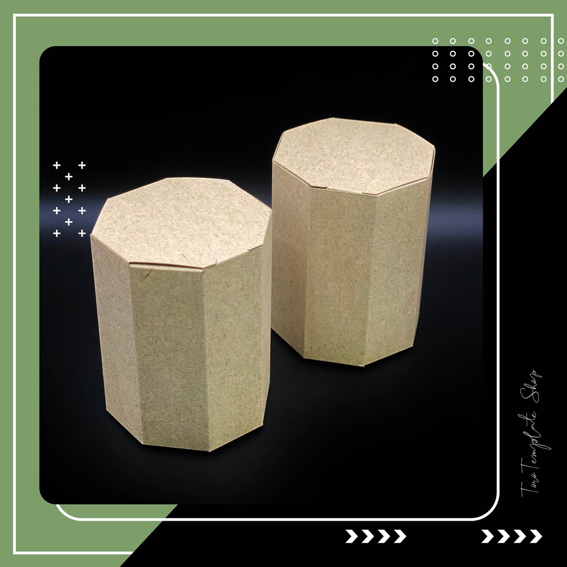 Octagon Box Template, Cookies Box Template, Gift Box Template, Candy ...