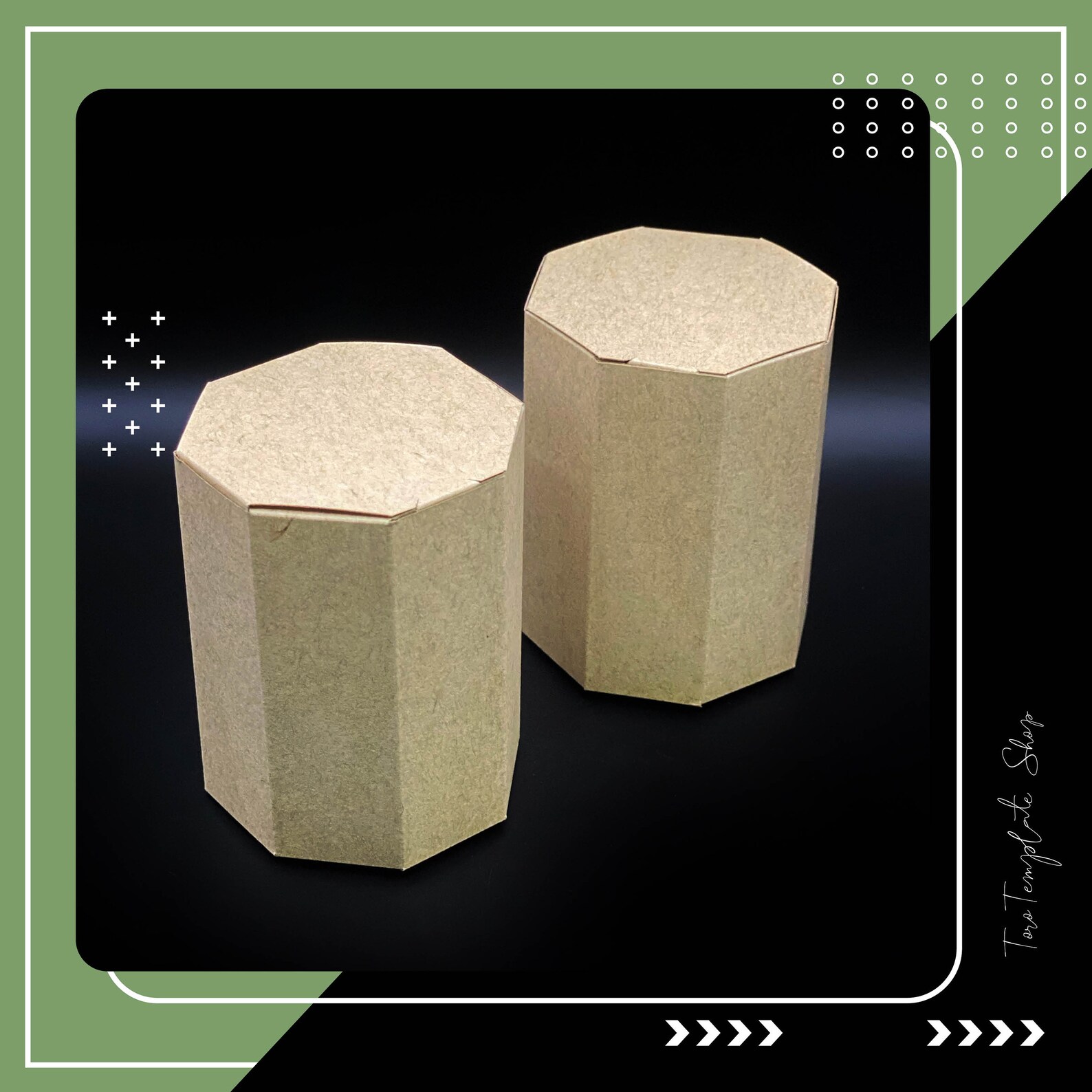 Octagon Box Template, Cookies Box Template, Gift Box Template, Candy ...