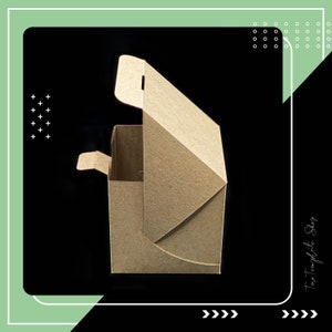 Square Box Template: Printable Gift & Candy Box (digital Download) - Etsy
