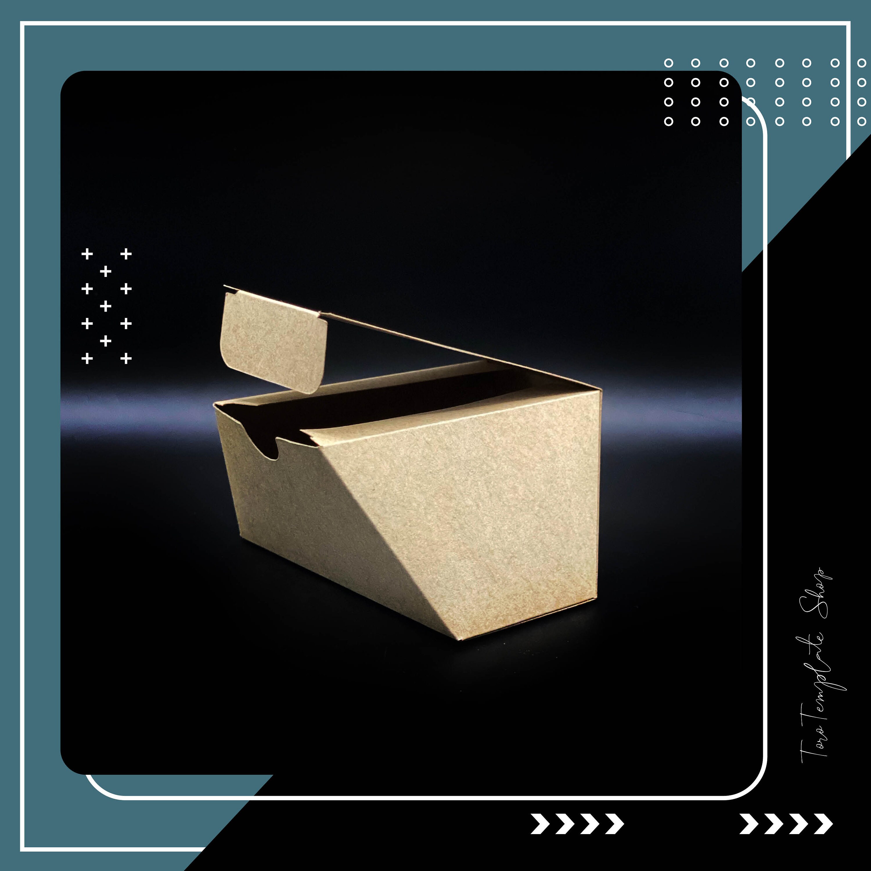 Trapezoid Box Template, Cookies Box Template, Gift Box Template, Candy ...