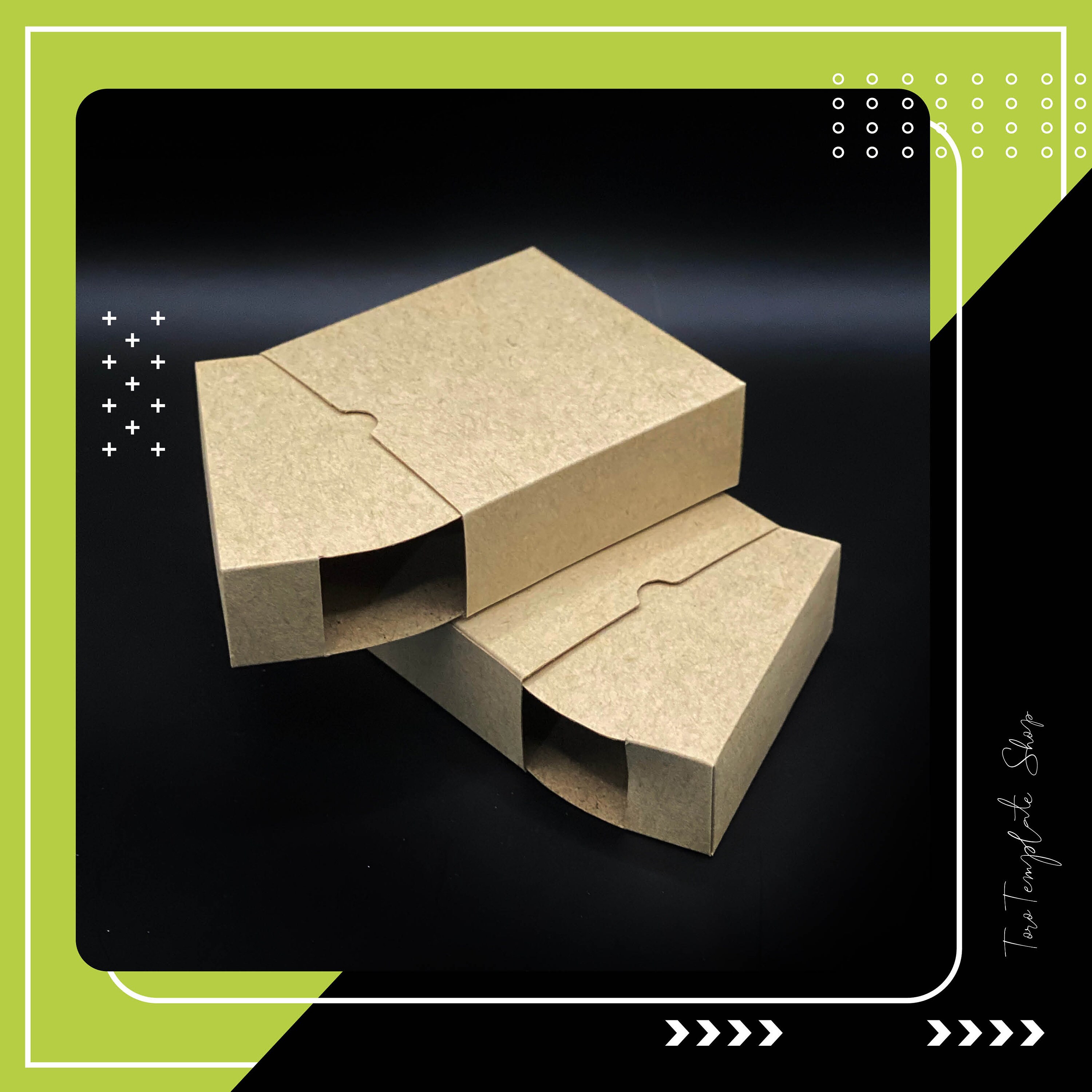 Drawer Box Template Cookies Box Template Gift Box Template - Etsy