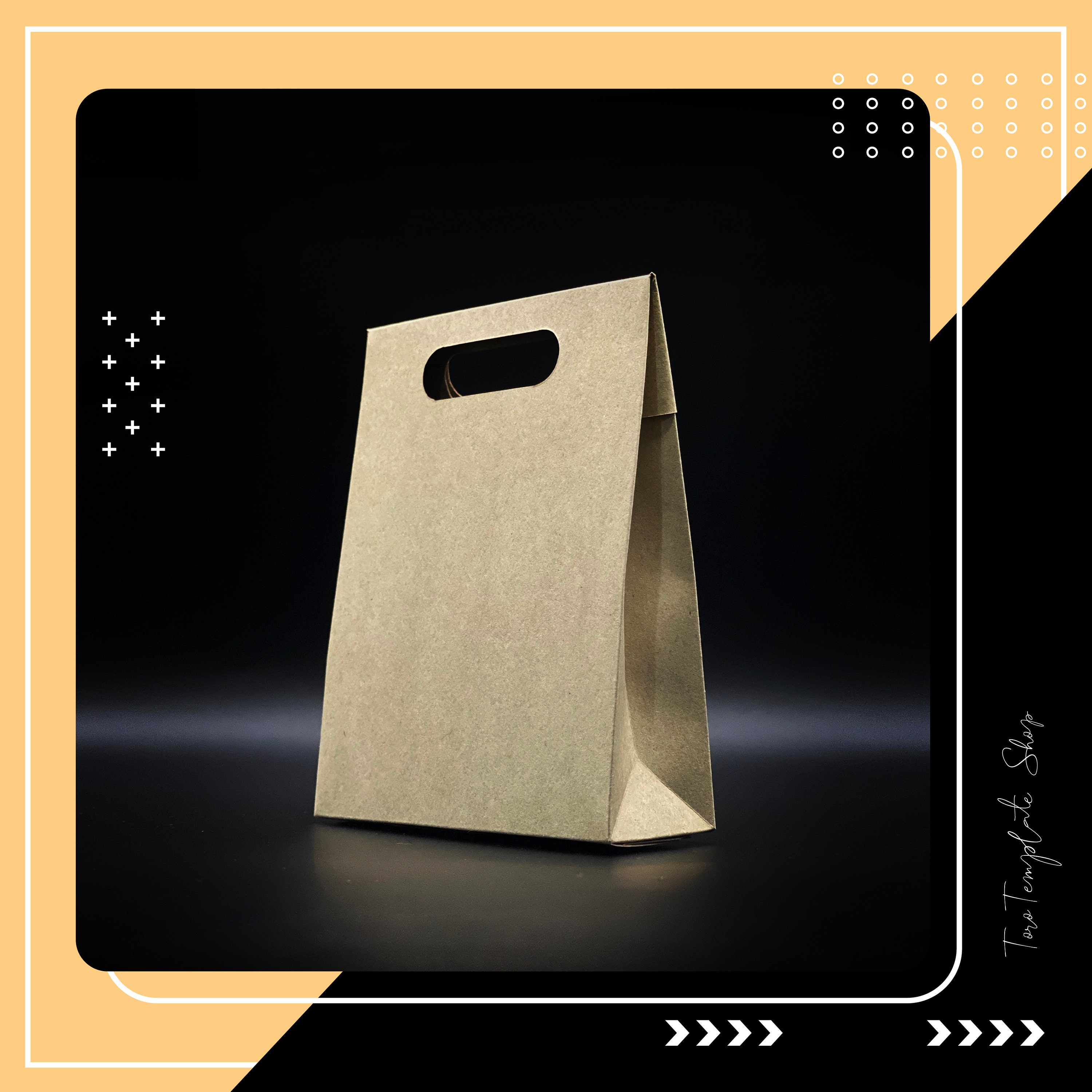 Bag-shaped Box Template, Gift Box Template, Box Template, Candy Box ...