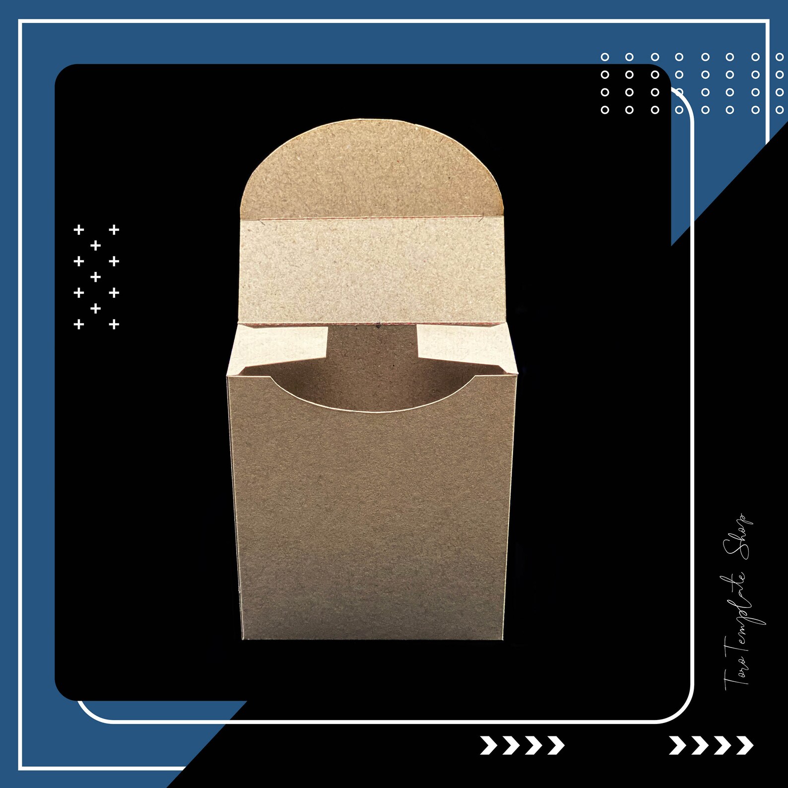 Rectangle Box Template, Gift Box Template, Candy Box Template, Cookies ...
