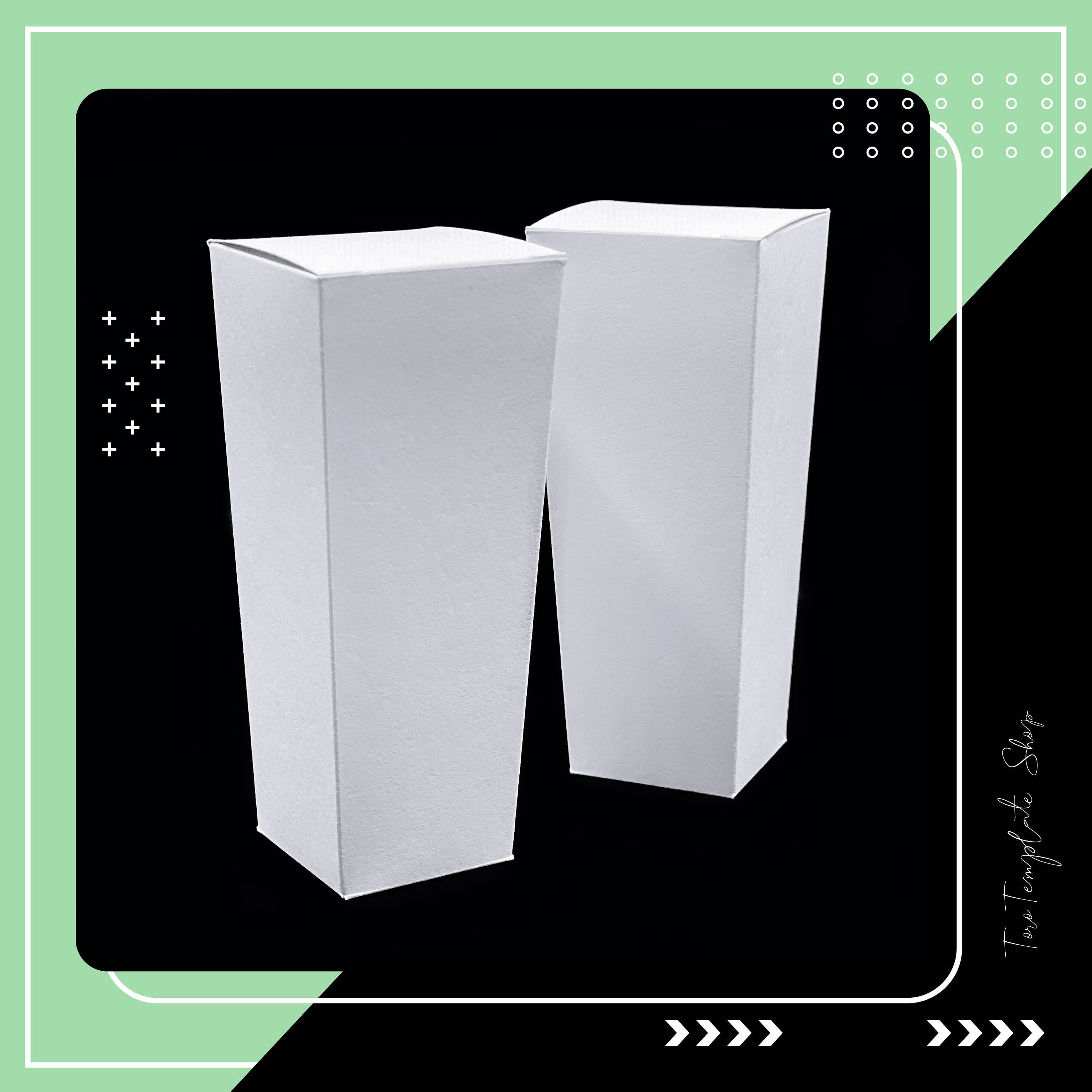 Tall Vase Shape Box Template, Gift Box Template, Box Template ...