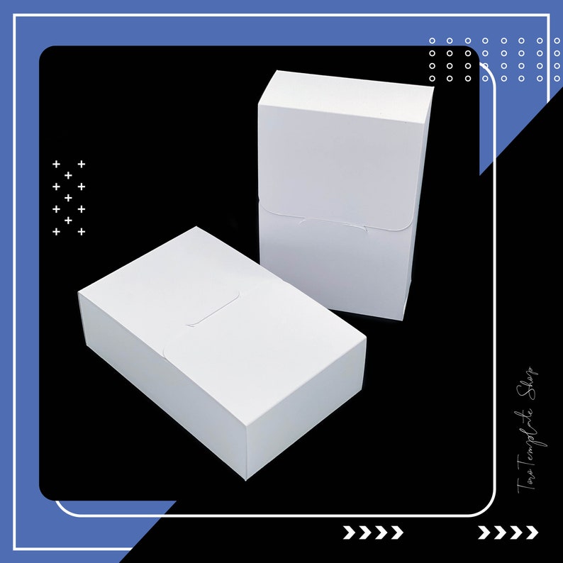 Rectangle Box Template, Gift Box Template, Candy Box Template, Cookie ...