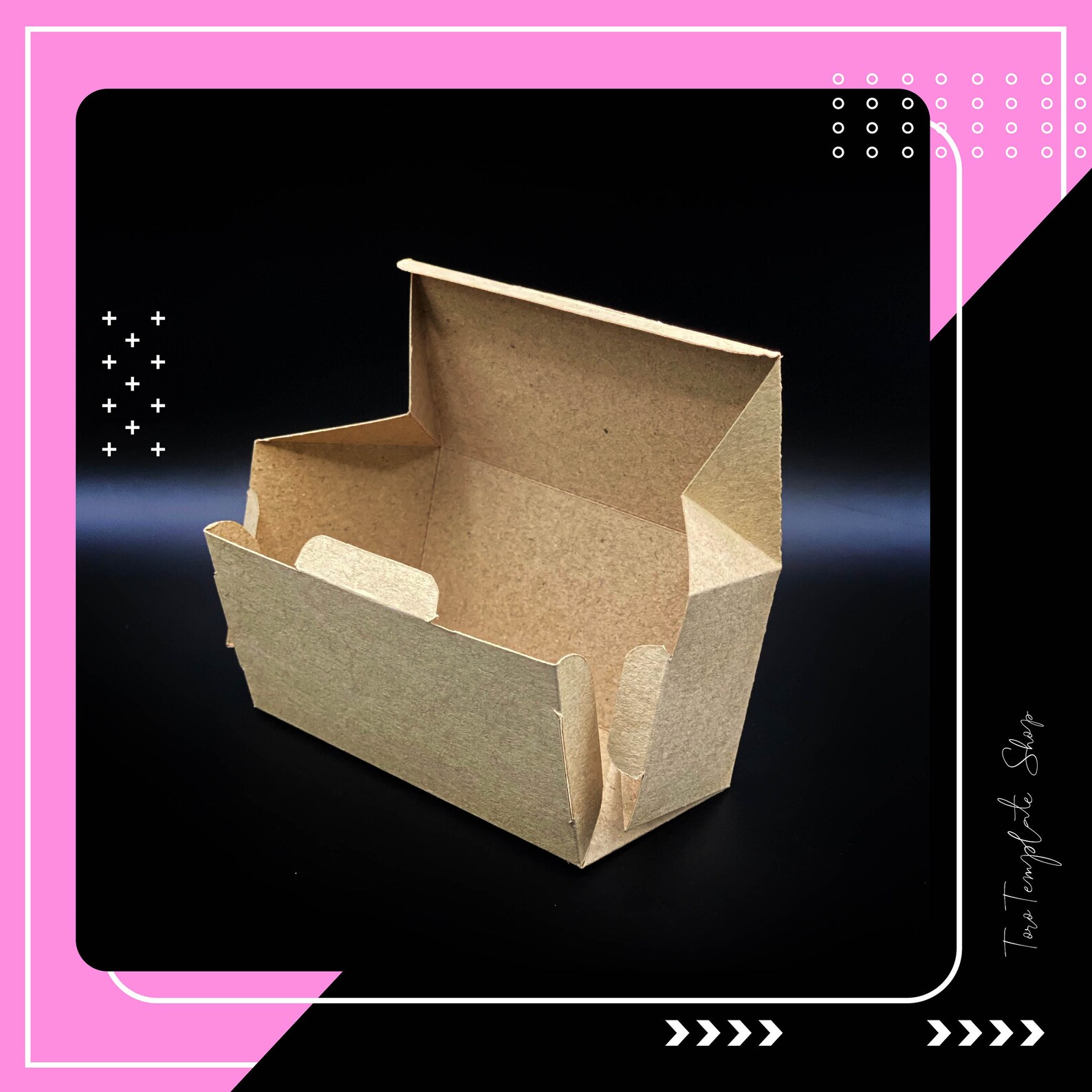 Box Template Cookies Box Template Gift Box Template Candy - Etsy