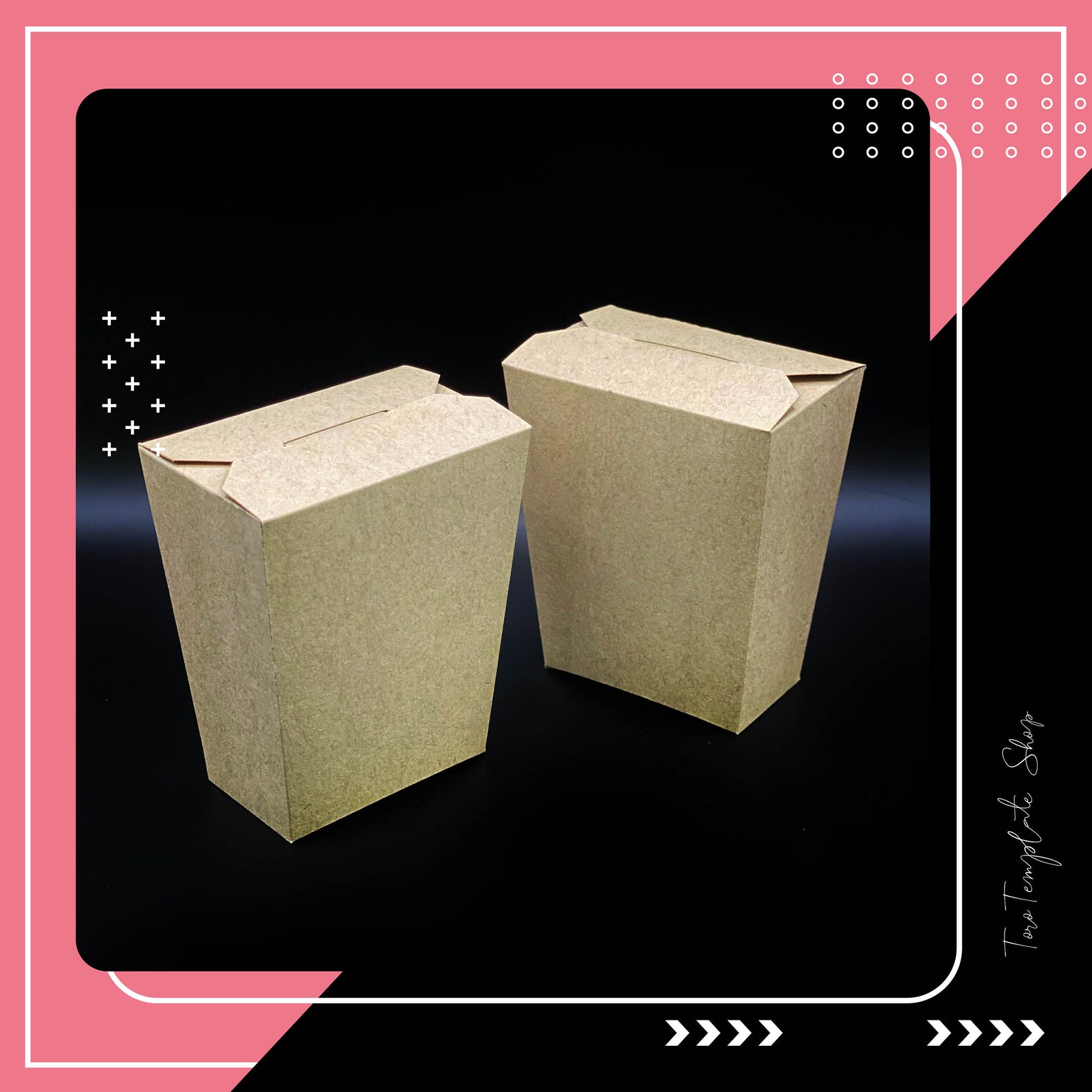 Trapezoid Box Template, Food Box Template, Cookies Box Template, Candy ...