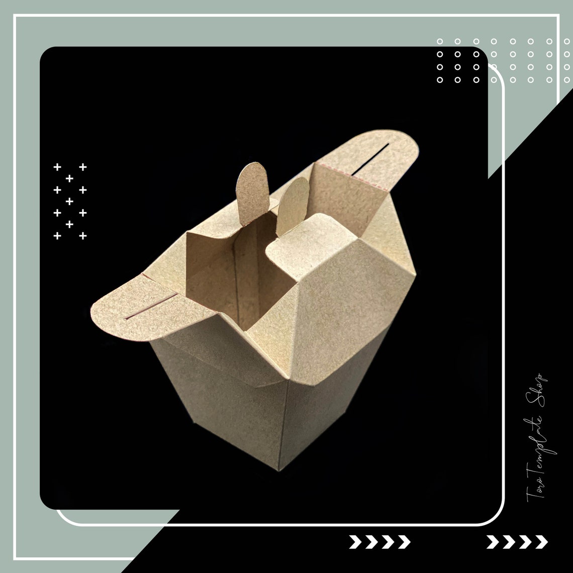 Food Box Template, Gift Box Template, Candy Box Template, Cookies Box ...