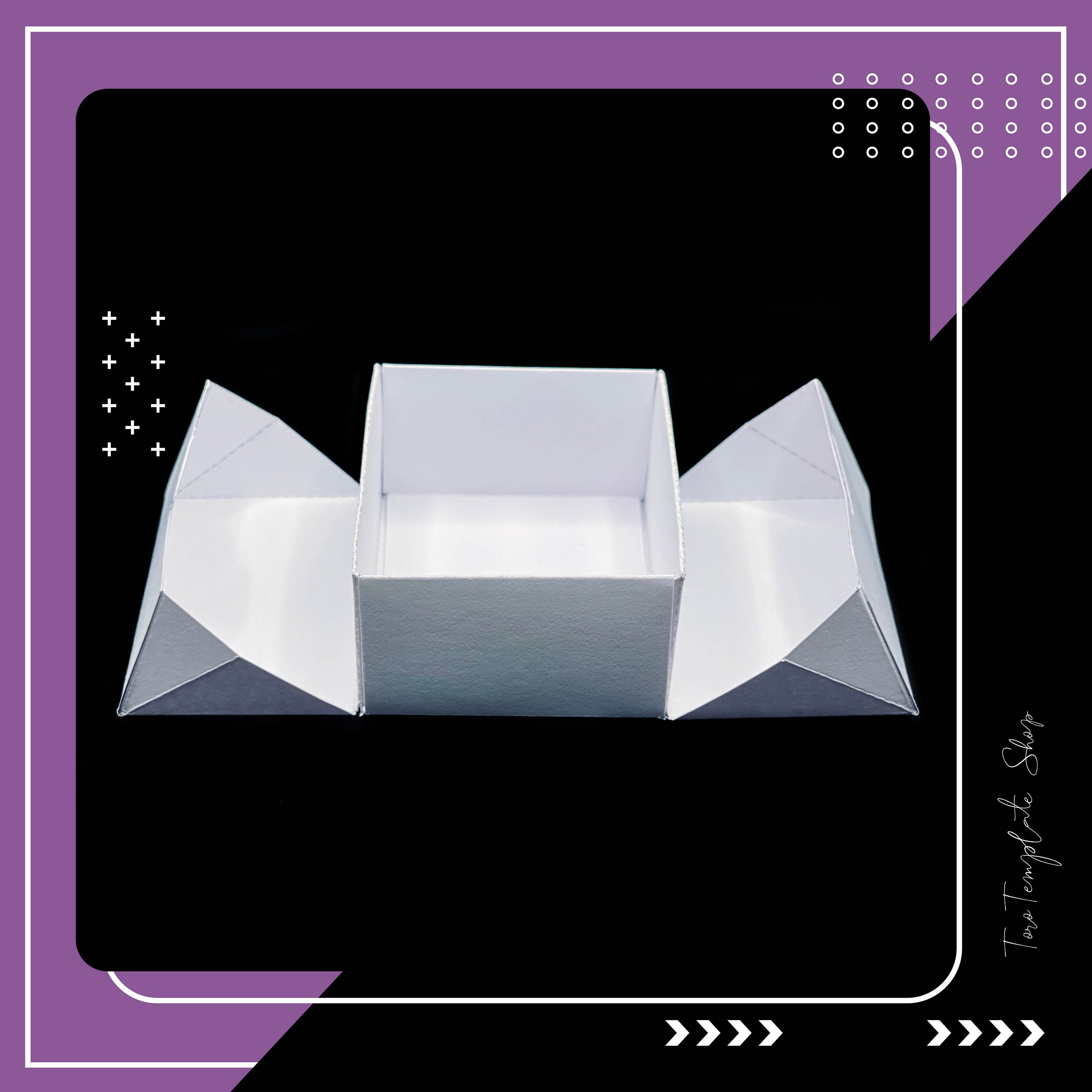 Cat Ear Box Template, Gift Box Template, Candy Box Template, Cookies ...