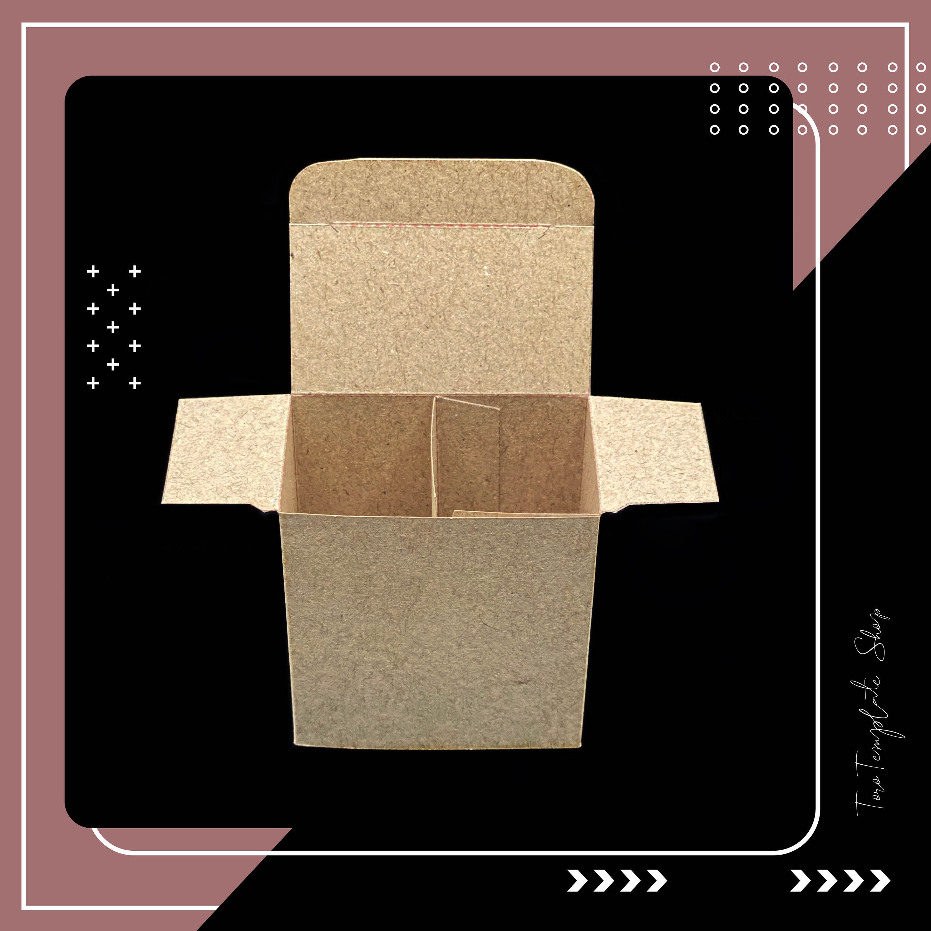 Resizeable Gift Box Template: Printable Candy/cookie Box (digital ...