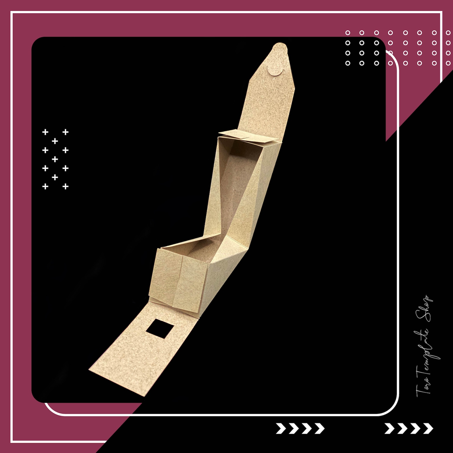 Triangle Box Template T Box Template Candy Box Template Cookies Box Template Resizeable