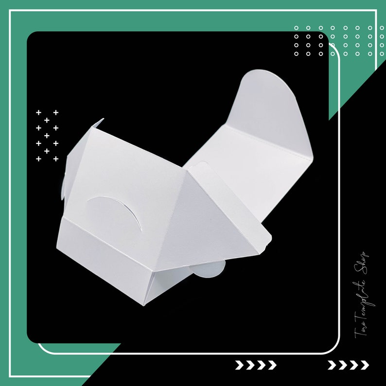 Triangle Box Template, Gift Box Template, Jewelry Box Template ...