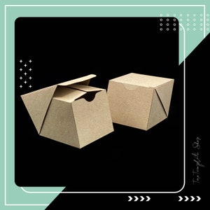 Rhombus Box Template Gift Box Template Candy Box Template - Etsy