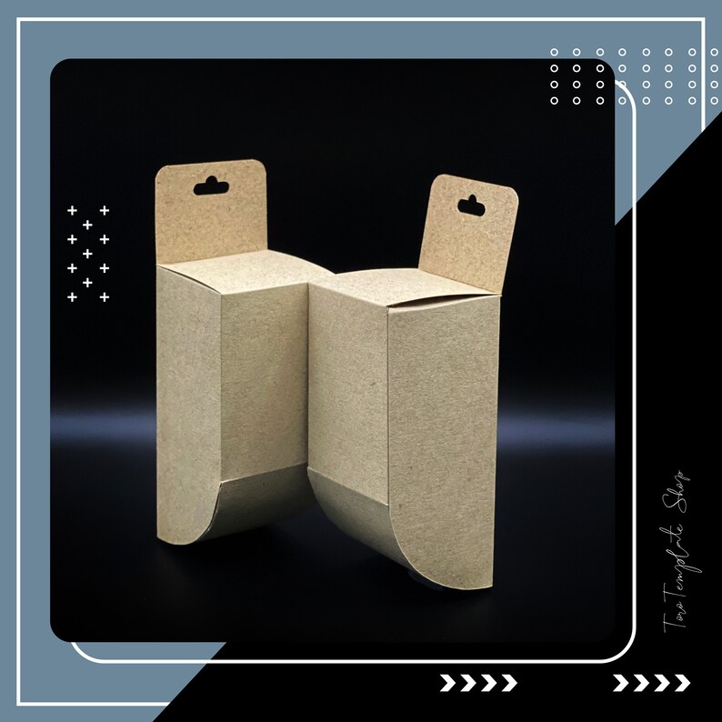 Curved Box Template, Box Template, Cookies Box Template, Gift Box ...