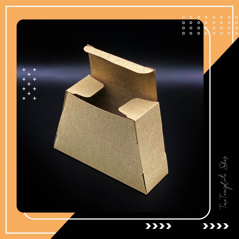 Trapezoid Box Template: Printable Gift & Candy Box (digital Download ...