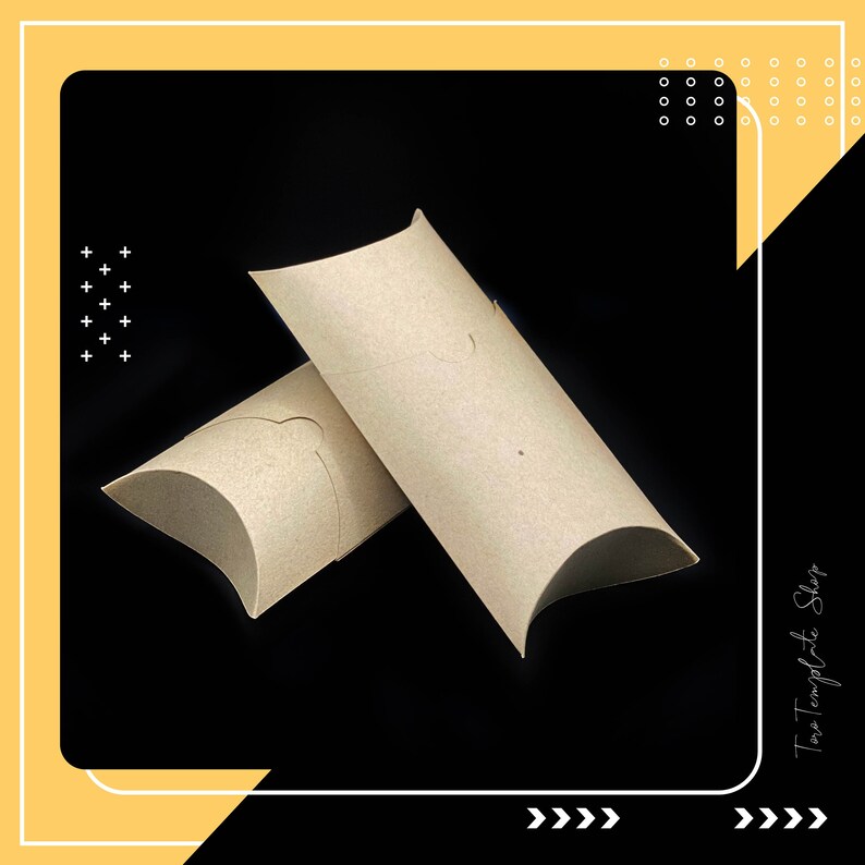 Curved Box Template: Resizeable Gift & Candy Box (digital Download) - Etsy