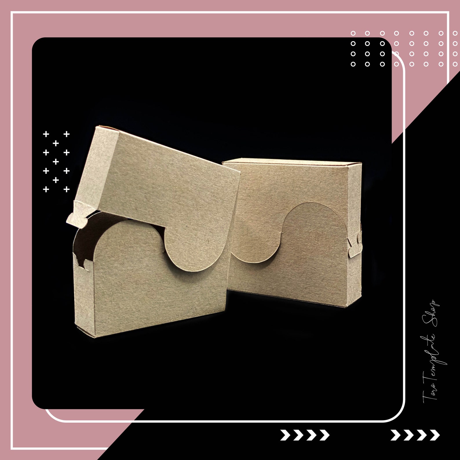 Rectangle Box Template, Gift Box Template, Candy Box Template, Cookies ...