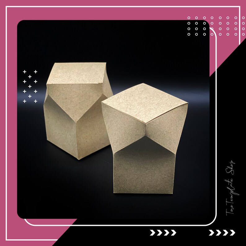 Octagon Box Template, Box Template, Gift Box Template, Cookies Box ...