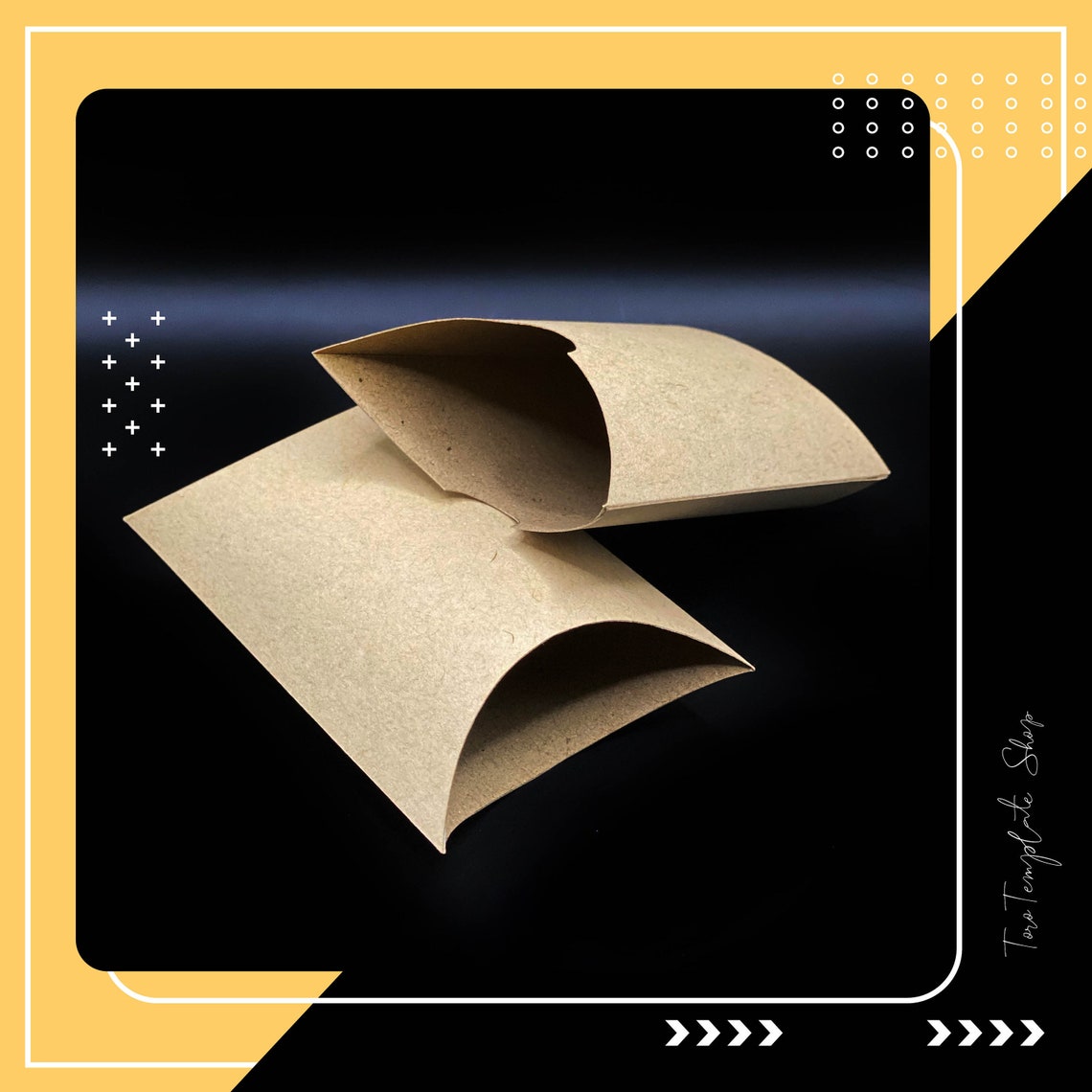 Curved Box Template: Resizeable Gift & Candy Box (digital Download) - Etsy