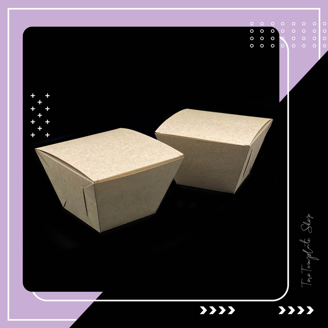 Trapezoid Box Template Gift Box Template Candy Box Template - Etsy