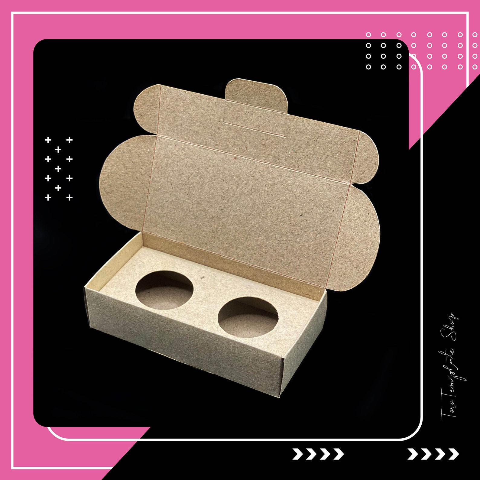 Rectangle Flip Box Template: Cosmetic & Gift Box (digital Download) - Etsy
