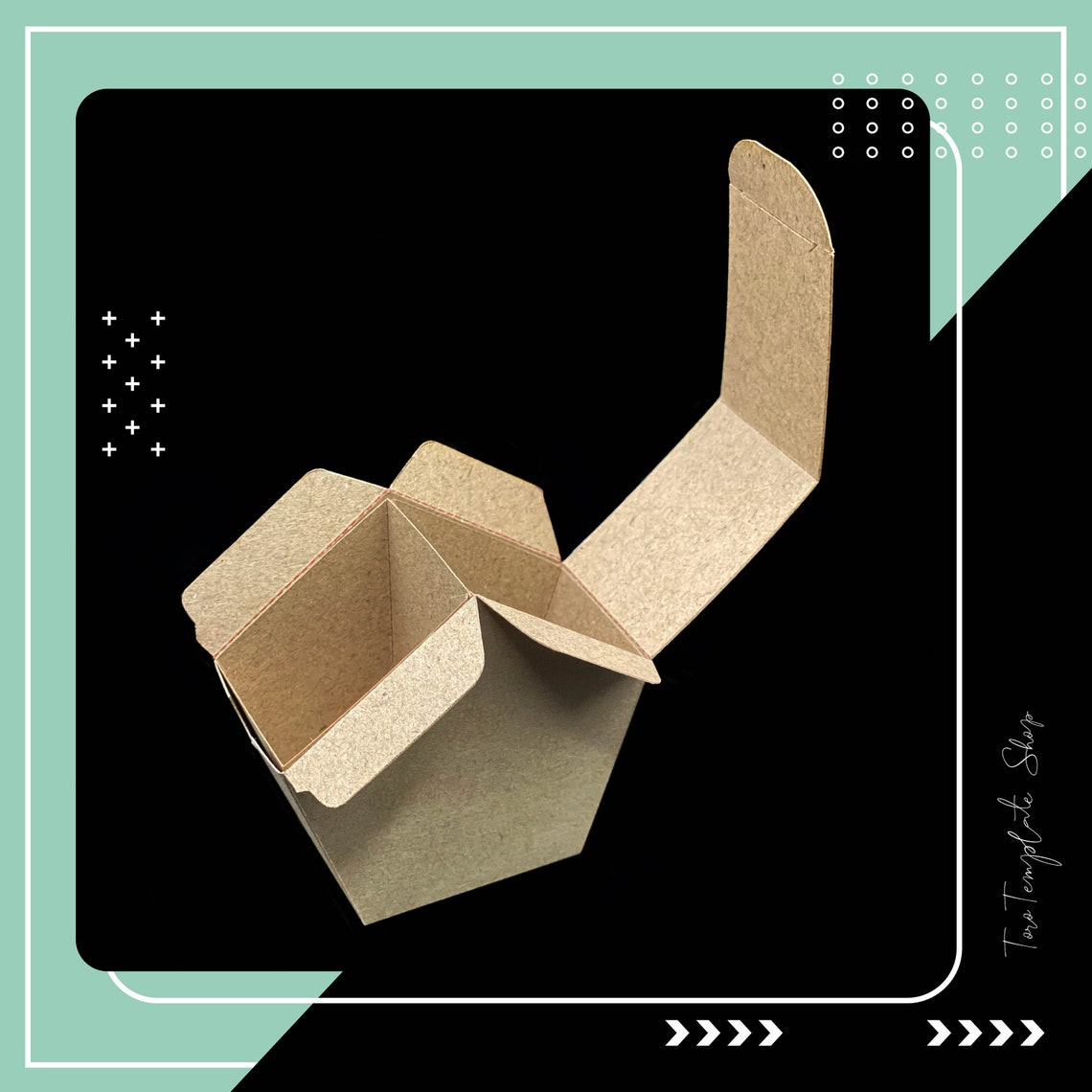 Pentagon Box Template, Gift Box Template, Candy Box Template ...