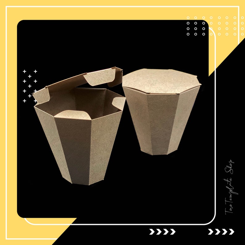 Octagon Box Template, Gift Box Template, Candy Box Template, Cookies ...