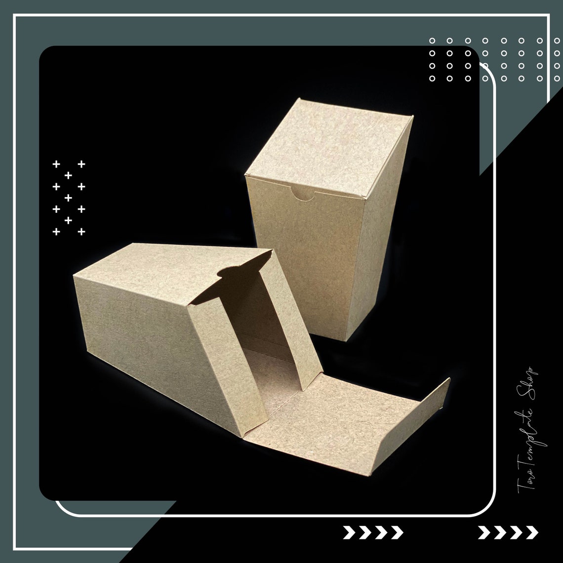 Trapezoid Box Template: Resizeable Printable (digital Download) - Etsy