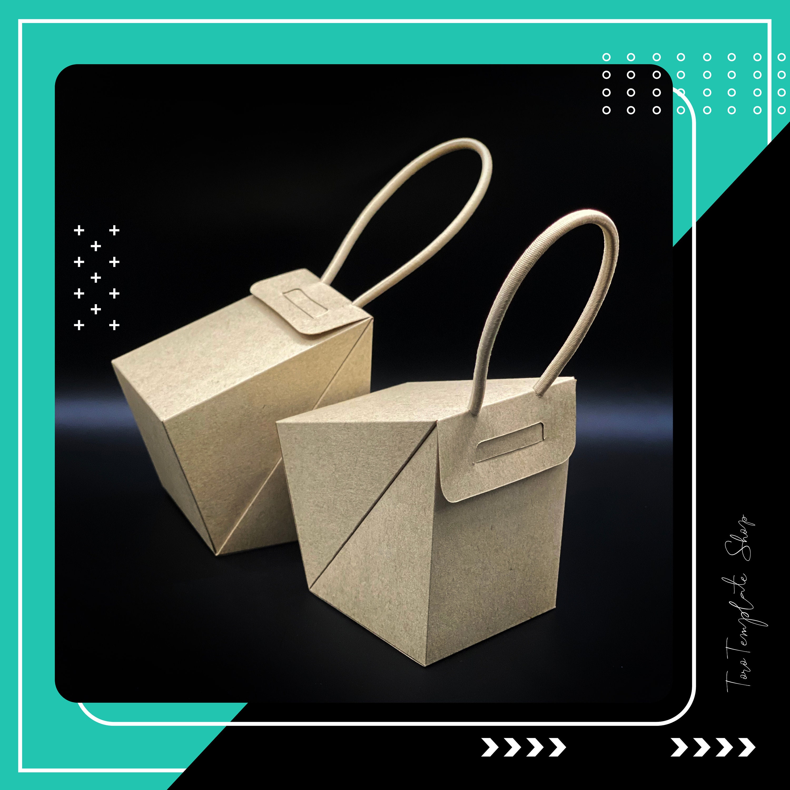 Printable Favor Box Template: Resizeable Gift/candy Box (digital ...