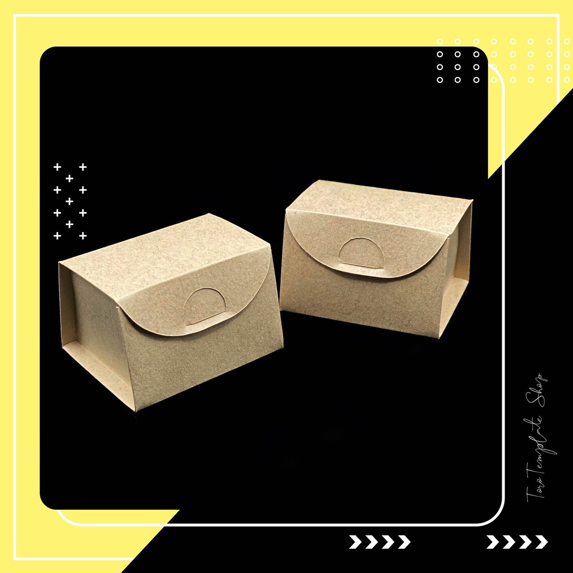 Trapezoid Box Template Gift Box Template Candy Box Template - Etsy