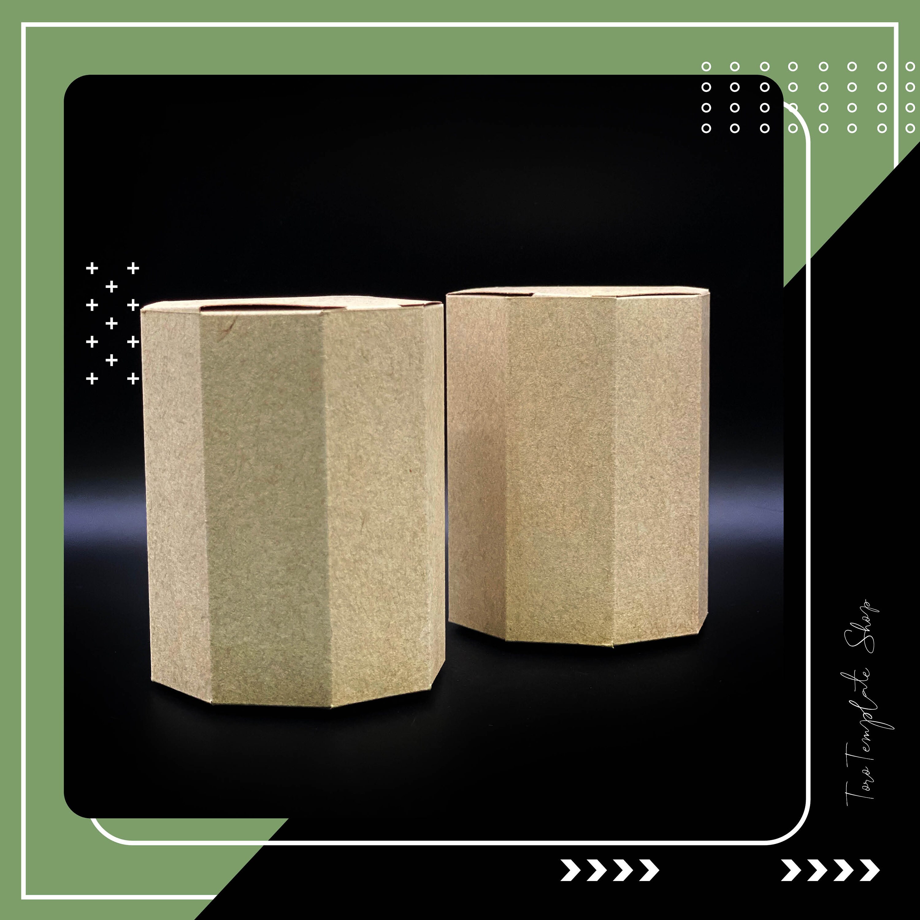 Octagon Box Template: Resizeable Gift/candy Box (digital Download) - Etsy