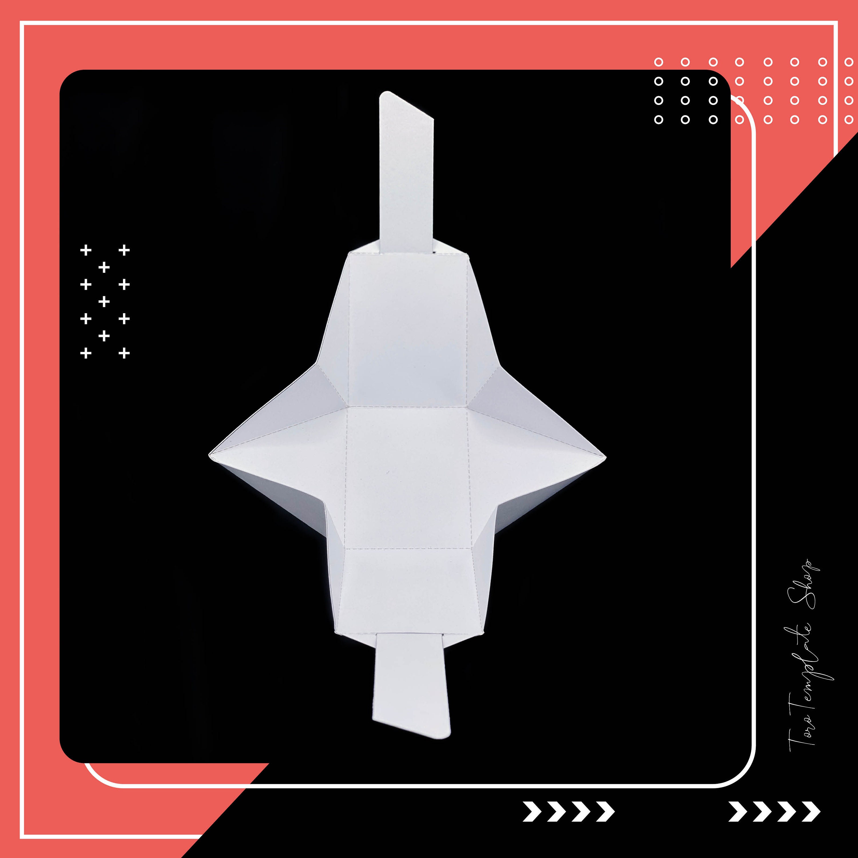 Triangle Box Template, Gift Box Template, Candy Box Template, Cookies ...