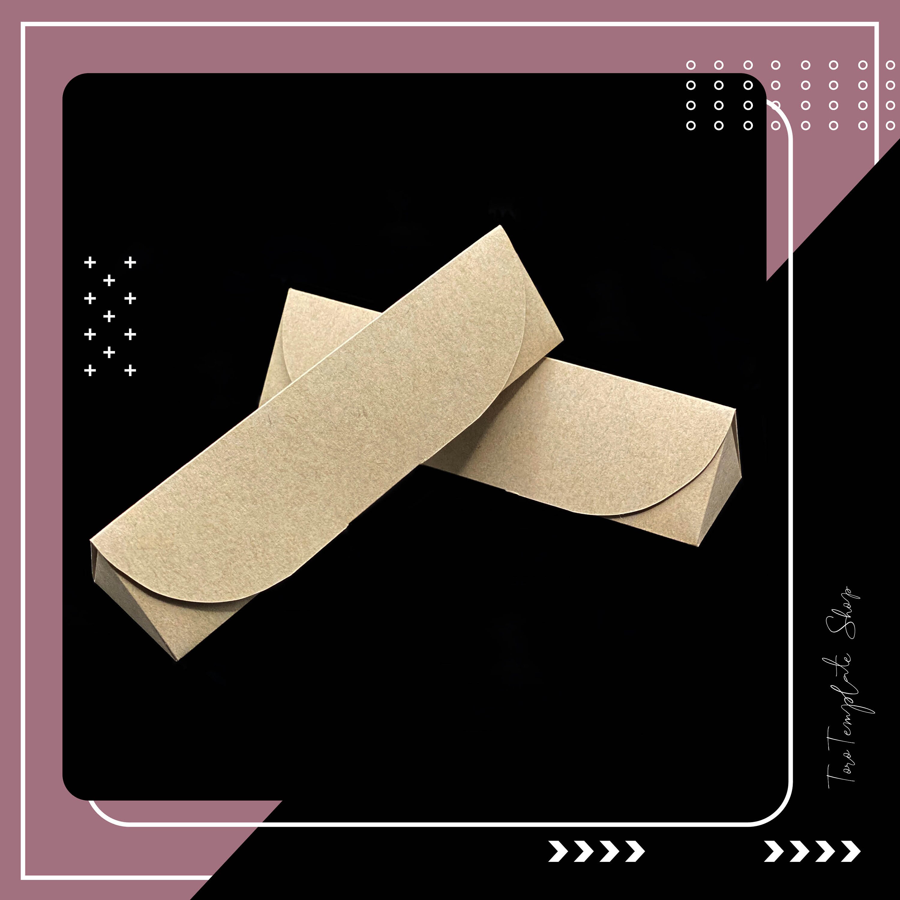 Triangle Box Template T Box Template Candy Box Template Cookies Box Template Resizeable