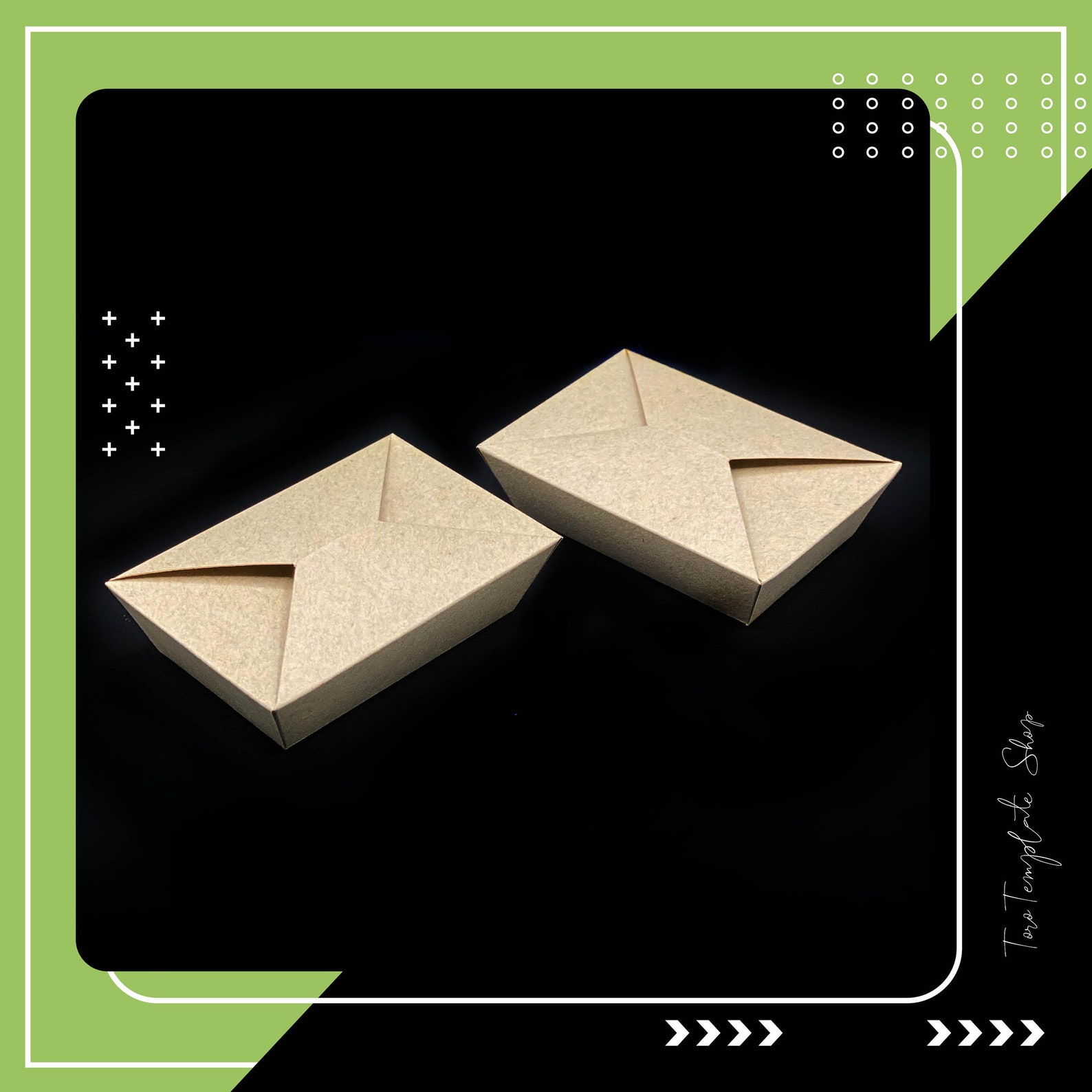 Trapezoid Box Template, Cookies Box Template, Gift Box Template, Candy ...