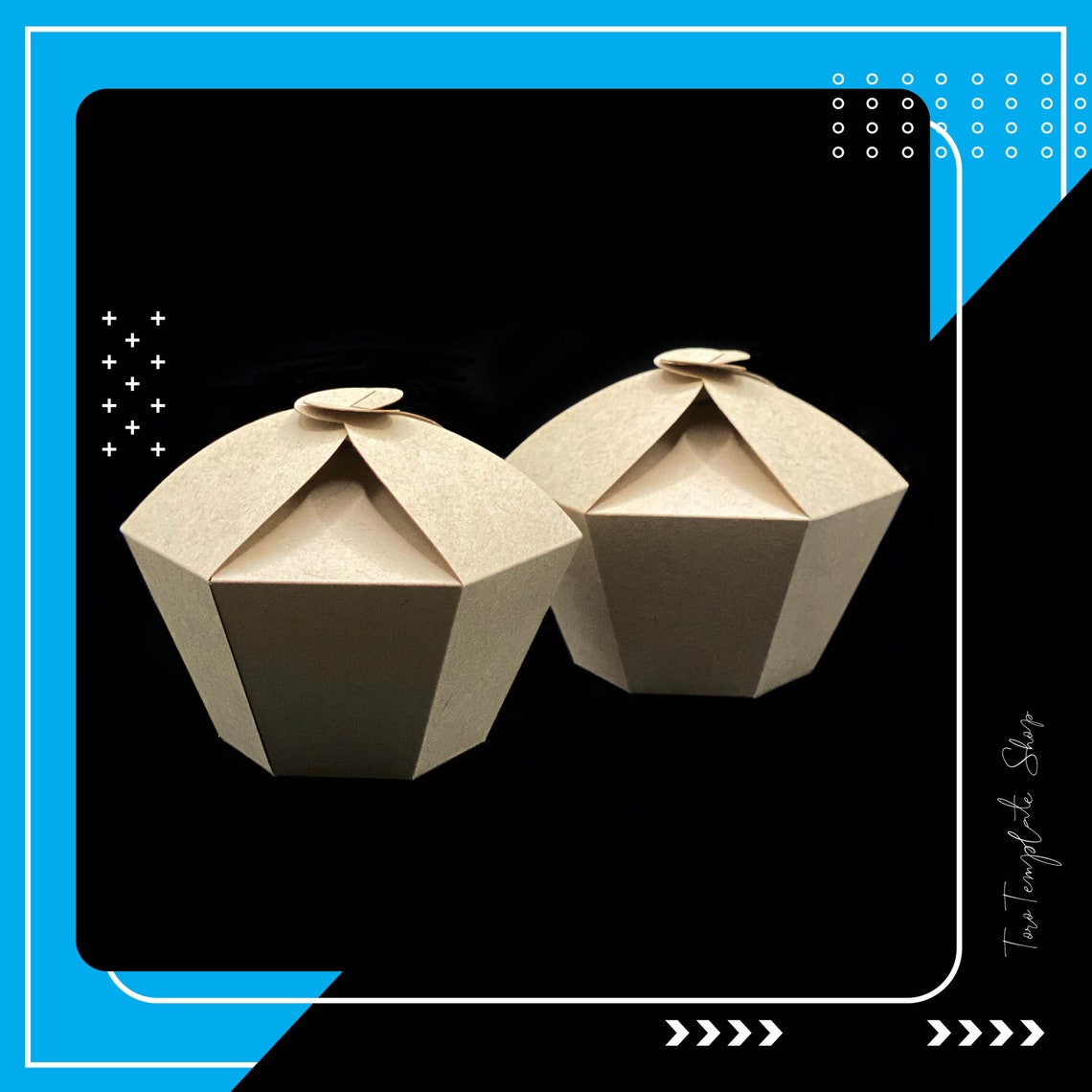 Hexagon Box Template Gift Box Template Candy Box Template - Etsy