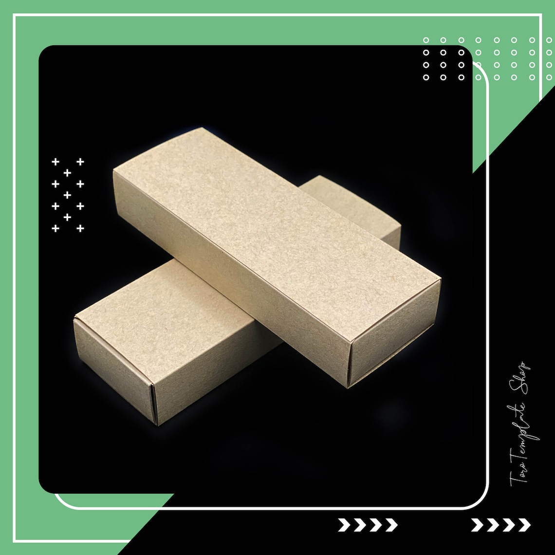 Rectangle Drawer Box Template, Cookies Box Template, Gift Box Template ...