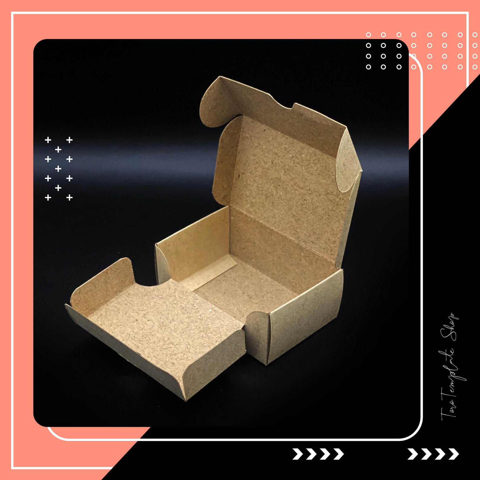 Secret Box Template Box Template Gift Box Template Cookies - Etsy