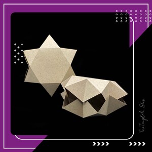 Star Box Template: Printable Candy/cookie Box (digital Download) - Etsy