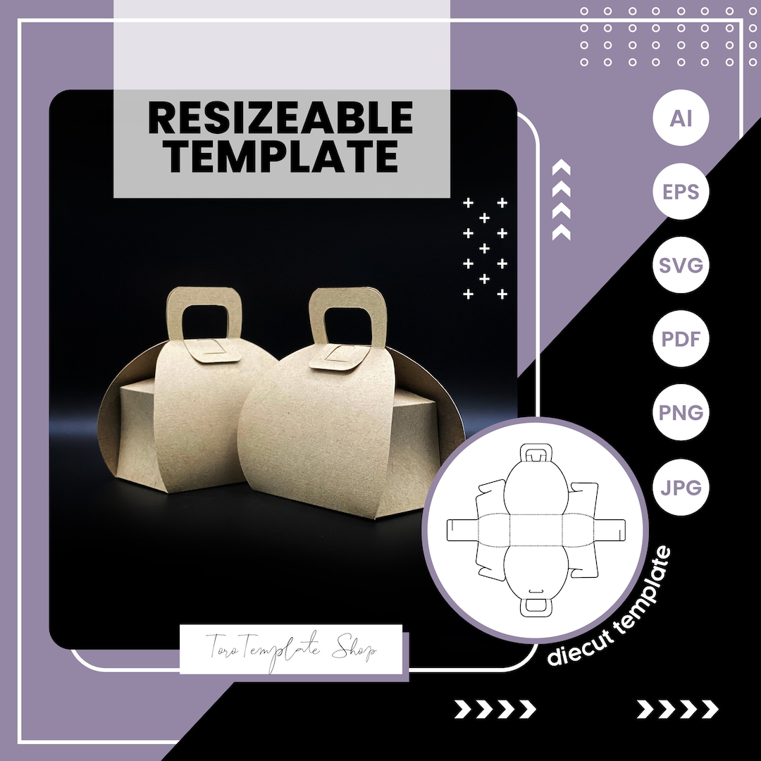 Box Template, Cookies Box Template, Gift Box Template, Candy Box ...