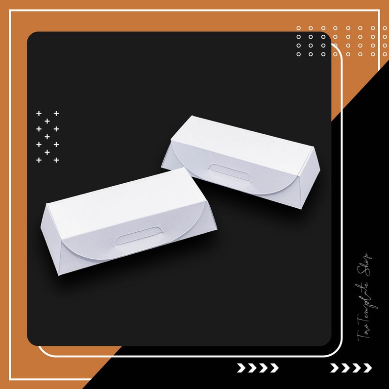 Rhombus Box Template, Gift Box Template, Cookie Box Template ...